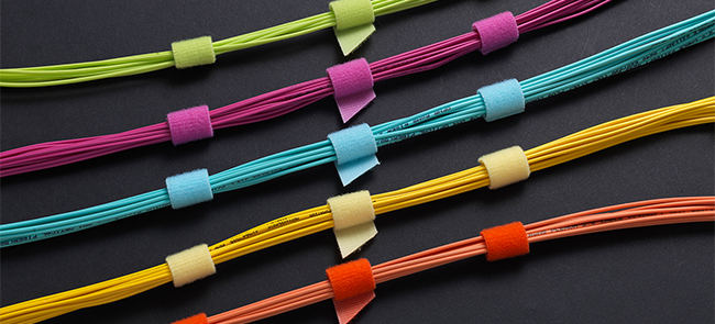 VELCRO® Brand ONE-WRAP® Strap 3/4" Aqua Roll – FiberNext